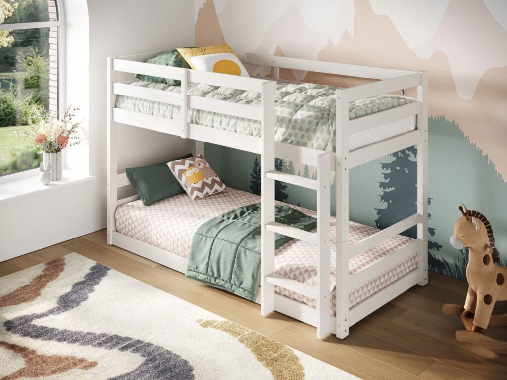 Modit Shorty Low Bunkbed - white - Boxroombeds